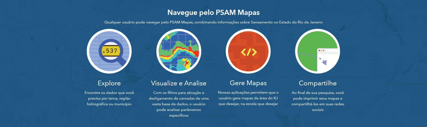 Novo site do PSAM Mapas – PSAM